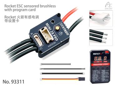 Rocket Pro ESC sensored brushless with program card - M.A.S.